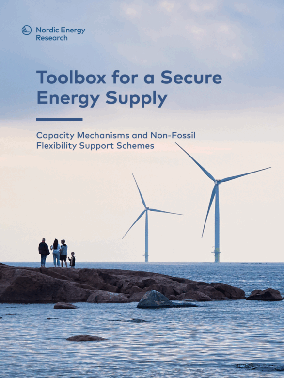 Toolbox for a Secure Energy Supply - Nordic Energy Research