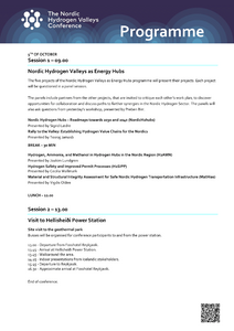 The Nordic Hydrogen Valleys Conference 2023 – Nordic Energy Research