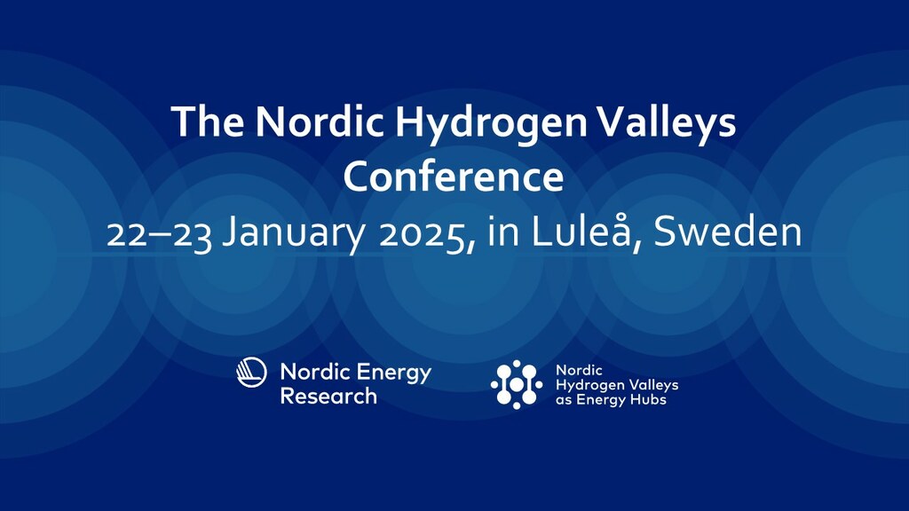 Nordic Hydrogen Valleys Conference 2025 – Nordic Energy Research